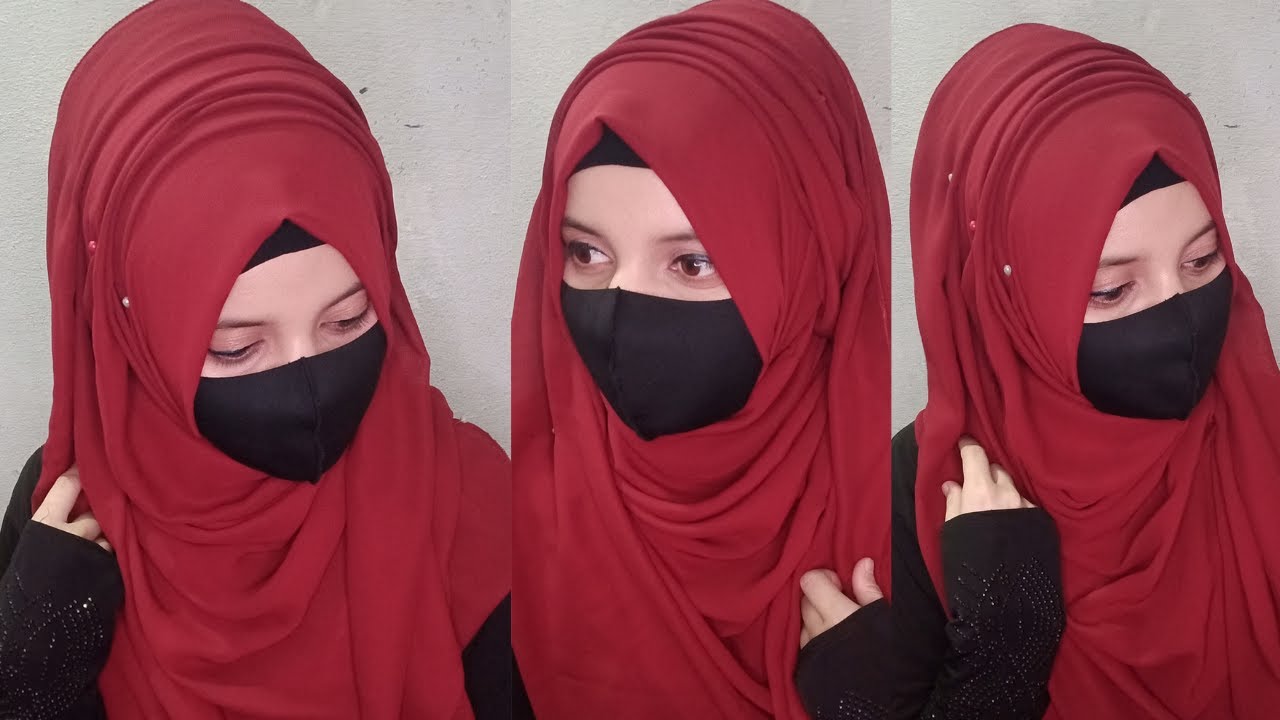 Square Scarf Tutorial | Easy and Simple Square Hijab Tutorial | Easy ...