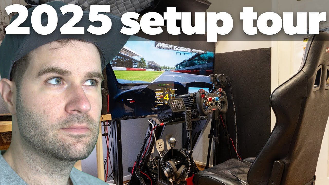Sim Racing Setup and Office Tour - YouTube