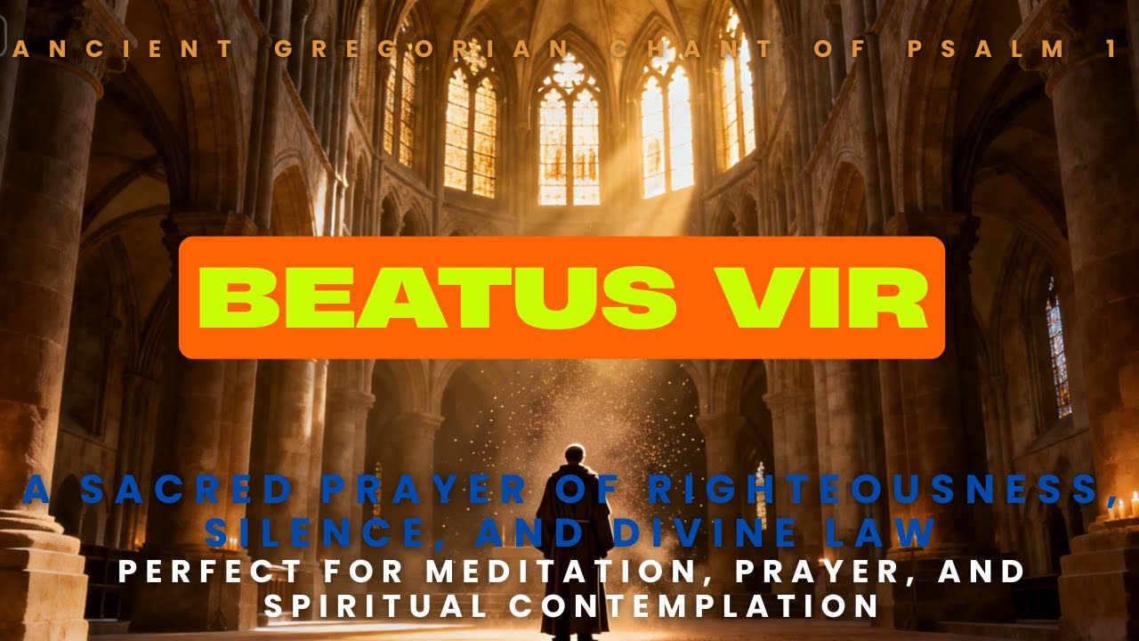 Psalm 1 Authentic Gregorian Chant – Sacred Latin Prayer from the ...