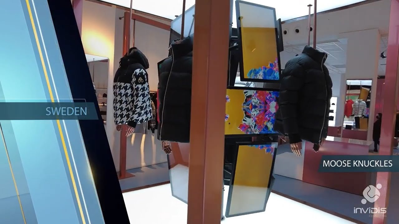 Digital Signage in Fashion stores | invidisXworld - YouTube