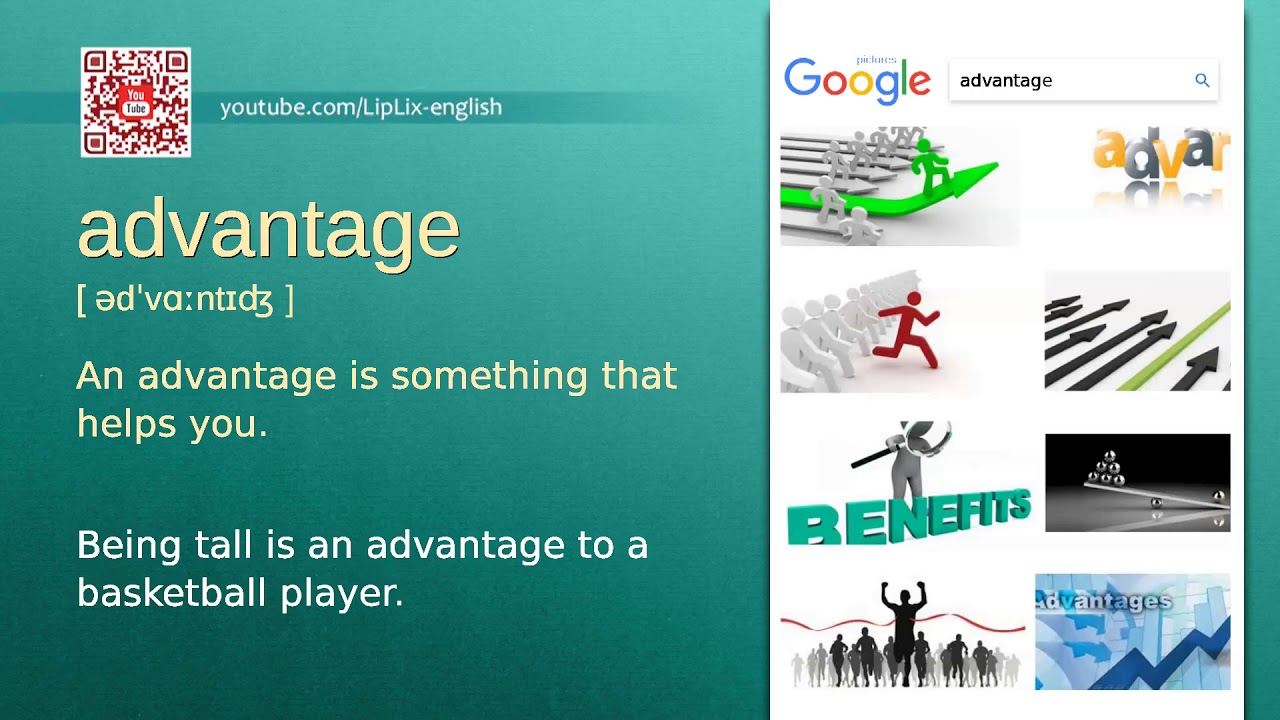 Advantage : B1 level english vocabulary lesson, www.LipLix.com - YouTube
