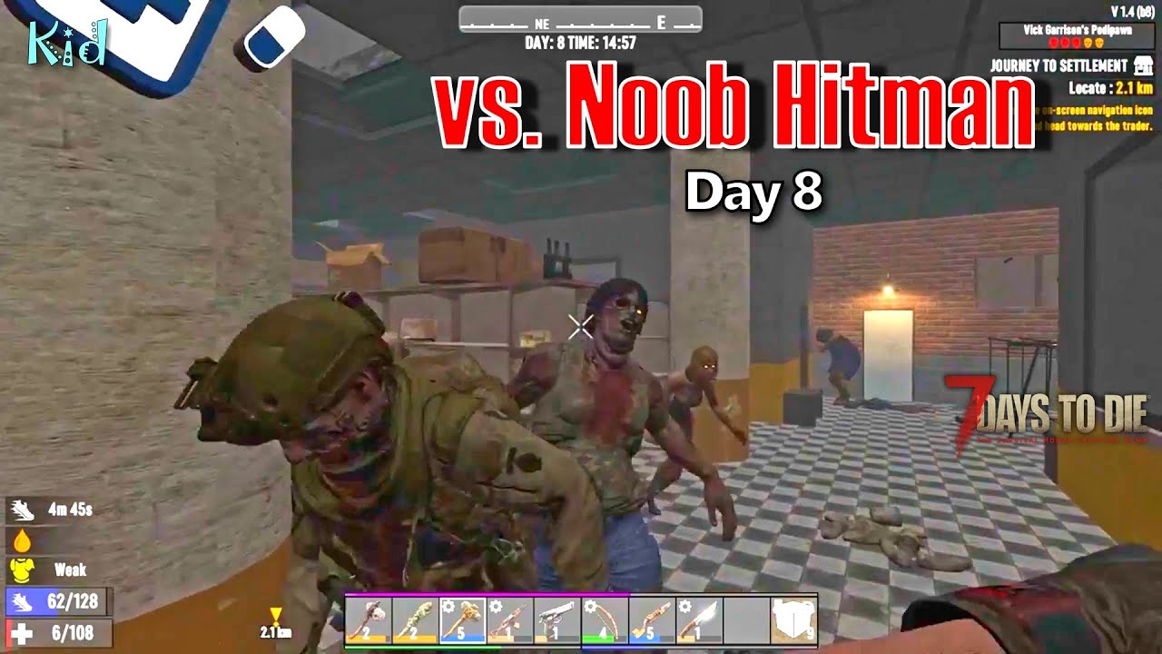 NO WAY!! Double digit death count?? | vs. Noob Hitman - Day 8 - YouTube