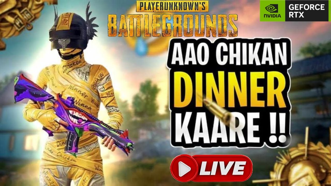 "Abhiyt LIVE: PUBG PC Squad Wipes & High Kill Games!" - YouTube