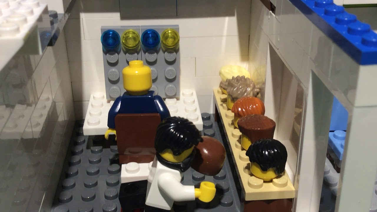 Lego Barber Shop (stop-motion) - YouTube