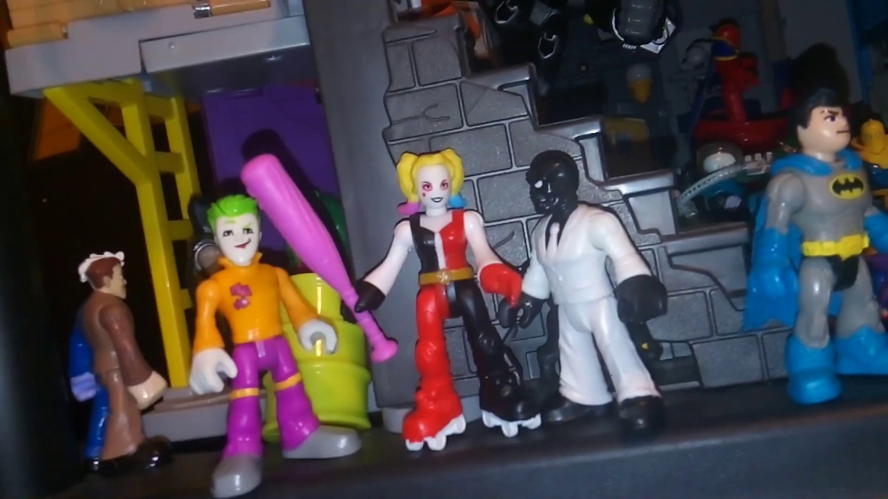 IMAGINEXT DC SUPER FRIENDS HARLEY QUINN AND BLACK MASK ACTION FIGURE ...