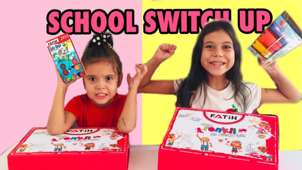 OKULA DÖNÜŞ SWITCH UP CHALLENGE !! | Back To School Switch Up ...