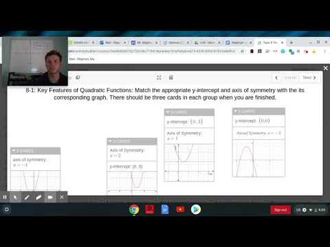 Topic 8 Test Review Desmos for Algebra 1 LHS - YouTube