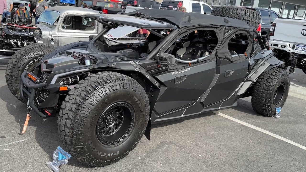 Low Rider ATV?!? 2023 Can Am Maverick X RS with Universal Air ...
