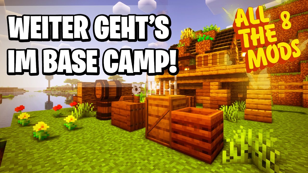 Weiter geht's im Camp - All the Mods 8 #002 - YouTube
