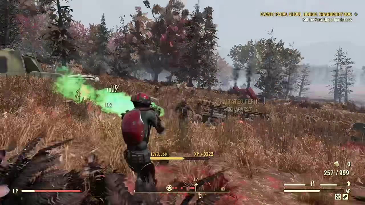 Plasma flame thrower melts ghouls- Fallout 76 - YouTube