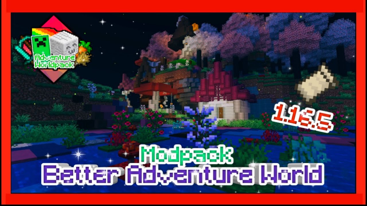 Showcase Modpack Better Adventure World 1.16.5 [Fabric] Minecraft - YouTube