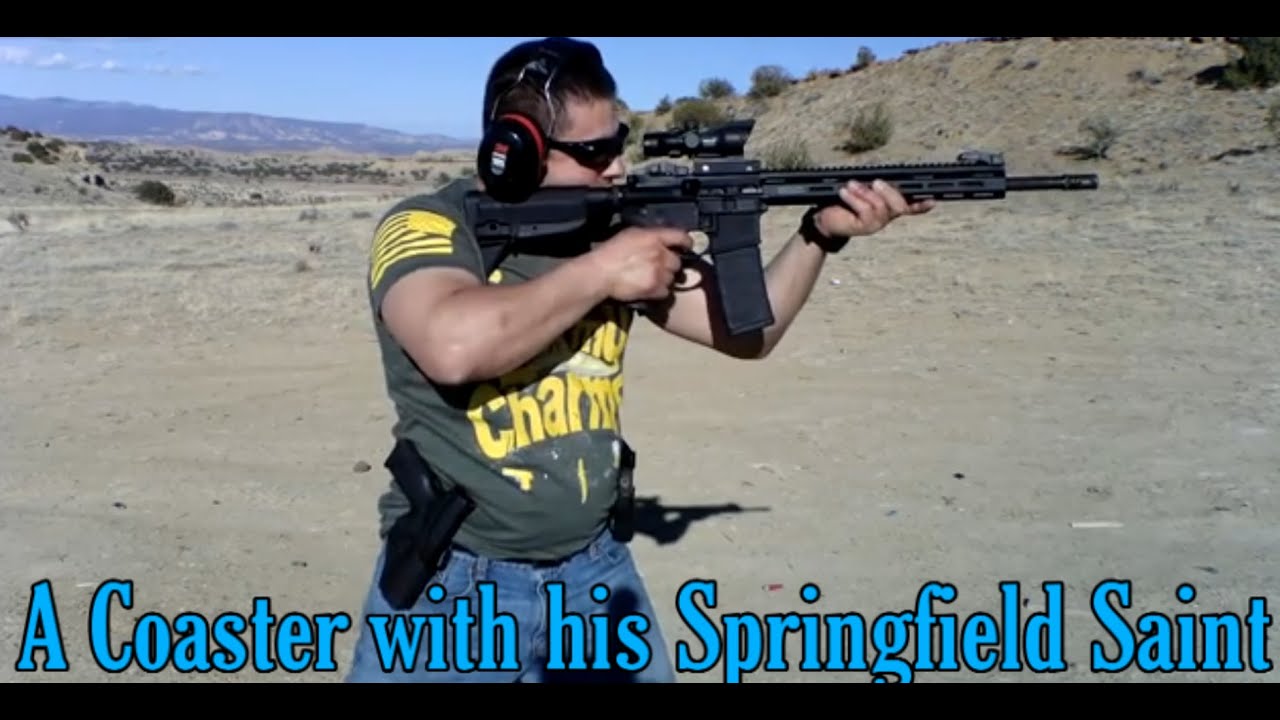 A Coaster with his Springfield Saint - YouTube