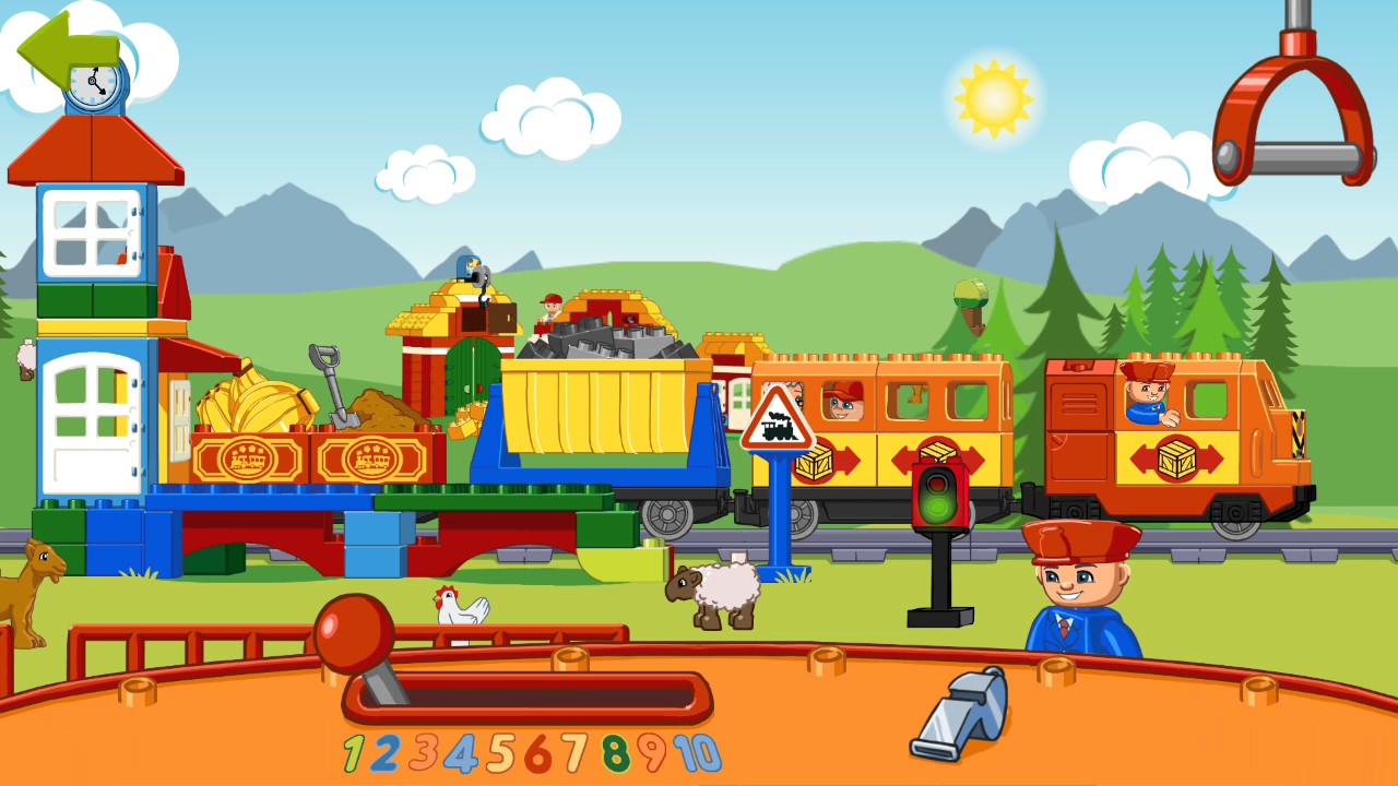 Lego Duplo Trains game play on Android and IOS - YouTube