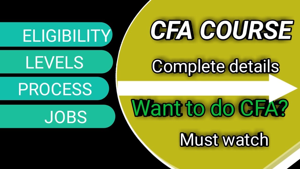 All about CFA | CFA course complete details. | Ayushi Commerce Classes ...
