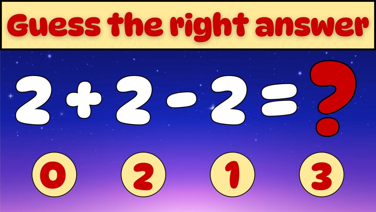 Can You Solve This? 🔥 Easy Addition & Subtraction Challenge for Smart ...