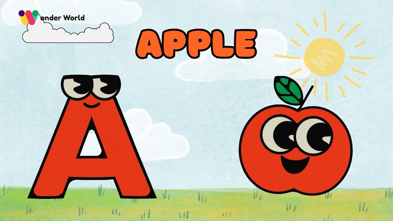 Fun ABC Alphabet Learning for Kids | Alphabet Names and Words with Cool ...
