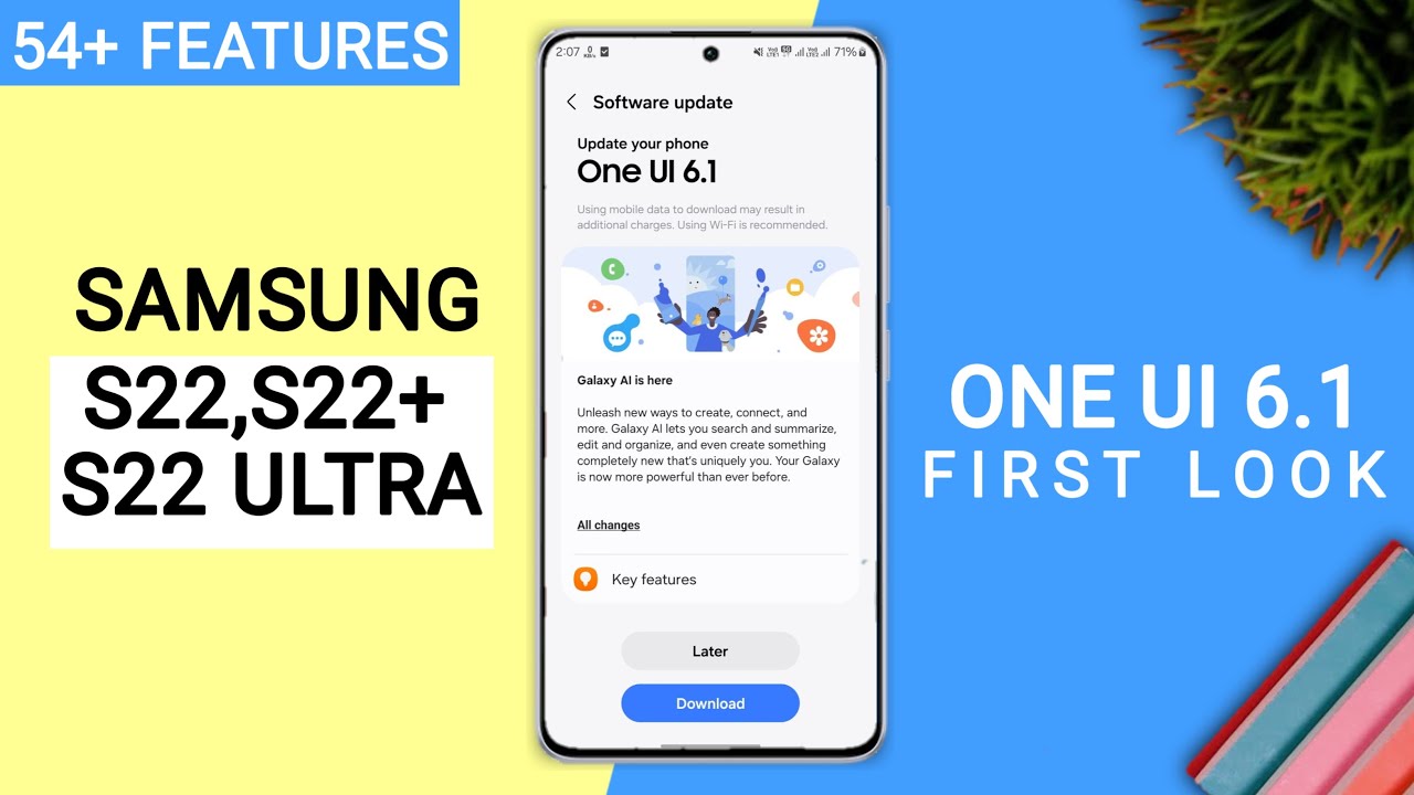 Samsung S22,S22+,S22 Ultra One Ui 6.1 Update | 54+ Hidden Features ...