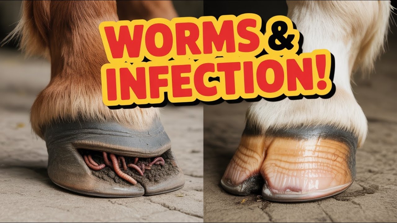 WORMS & INFECTION Taking Over Horse’s Hoof! Extreme Rescue & Full ...