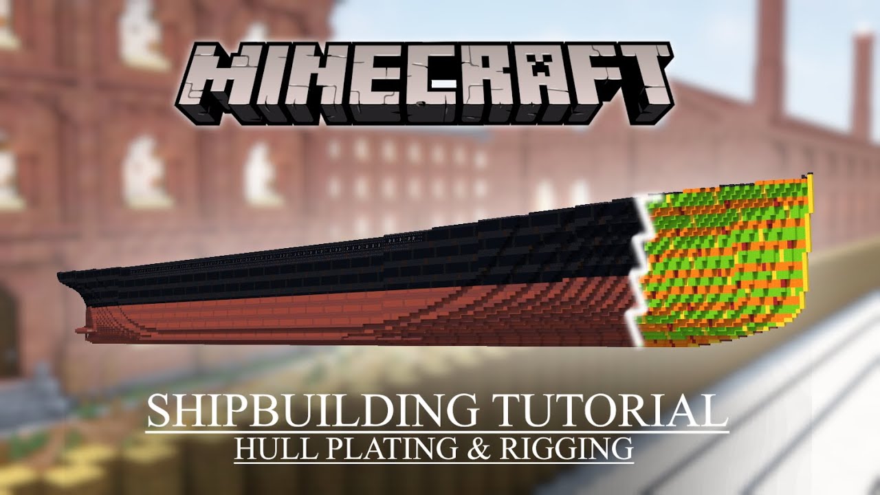 Minecraft Tutorial: Ship Hull Plating & Riveting - YouTube