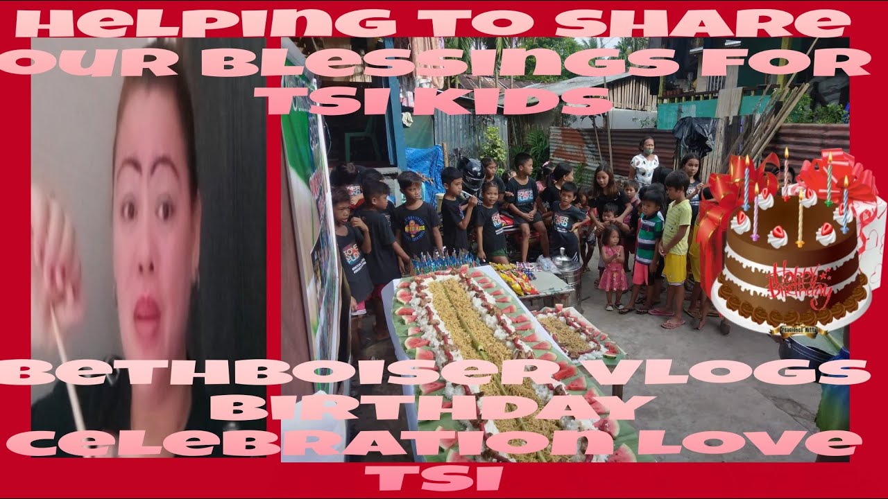 helping to share our blessings for the TSI kids of BethBoiser Vlogs birthday - YouTube