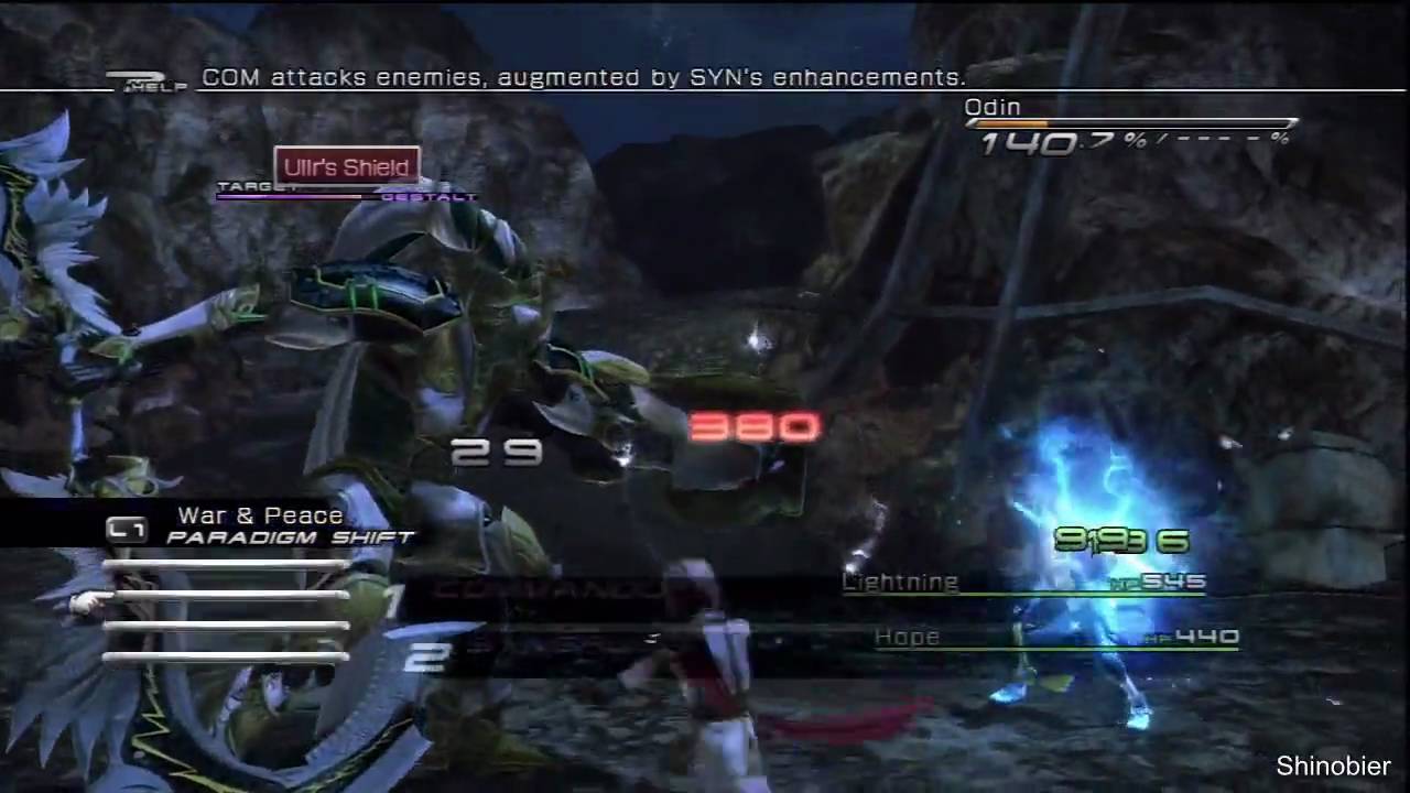 Final Fantasy XIII Chapter 4-12 HD(Eidolon Odin Battle) - YouTube