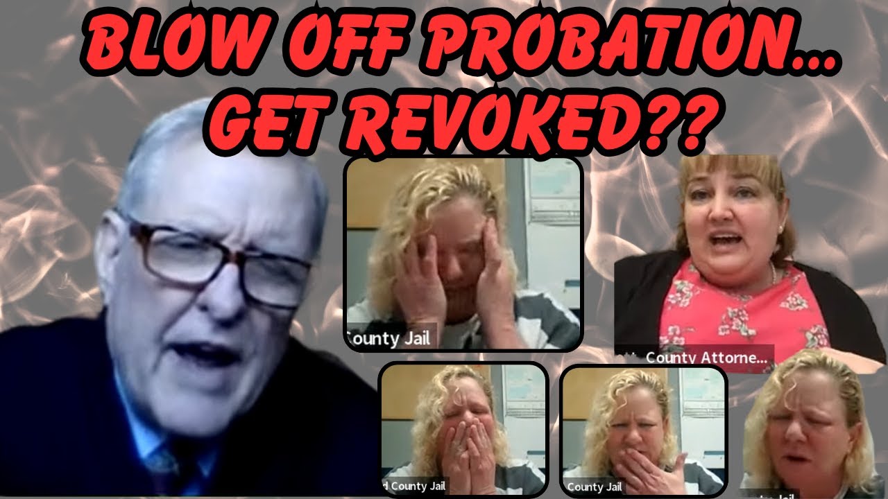 BLOW OFF PROBATION GET REVOKED OR...? defendant with serious medical ...