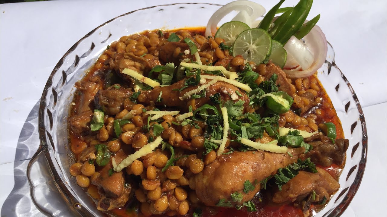 chicken & lentil || chicken chana Daal Recipe by Hira Home Cooking ...