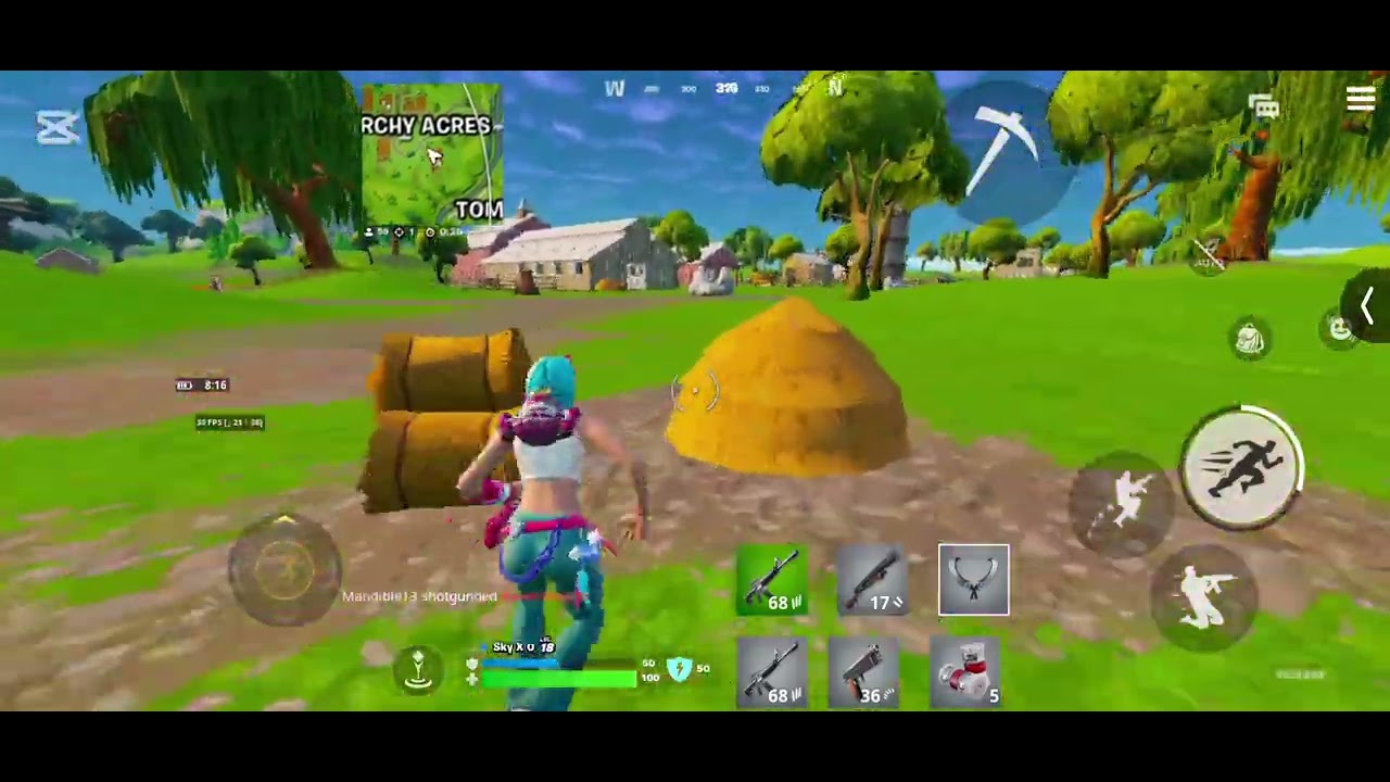 Fortnite mobile og gameplay on Google pixel 6 pro - YouTube