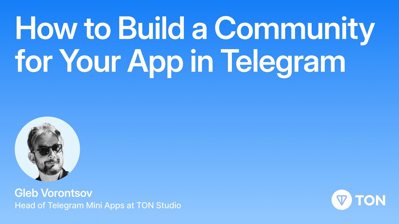 How to Build a Community for Your App in Telegram - YouTube