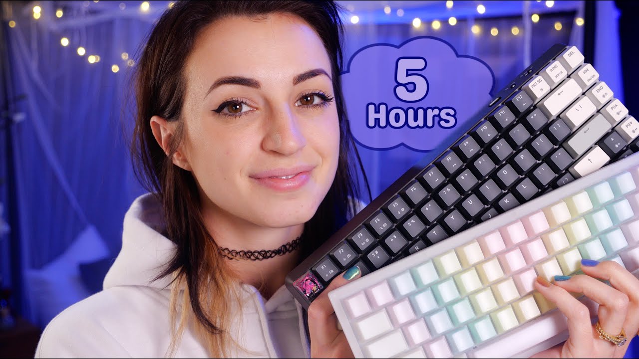 5 Hours of Typing & Keyboard Clacking Sounds [Fast Typing] - YouTube