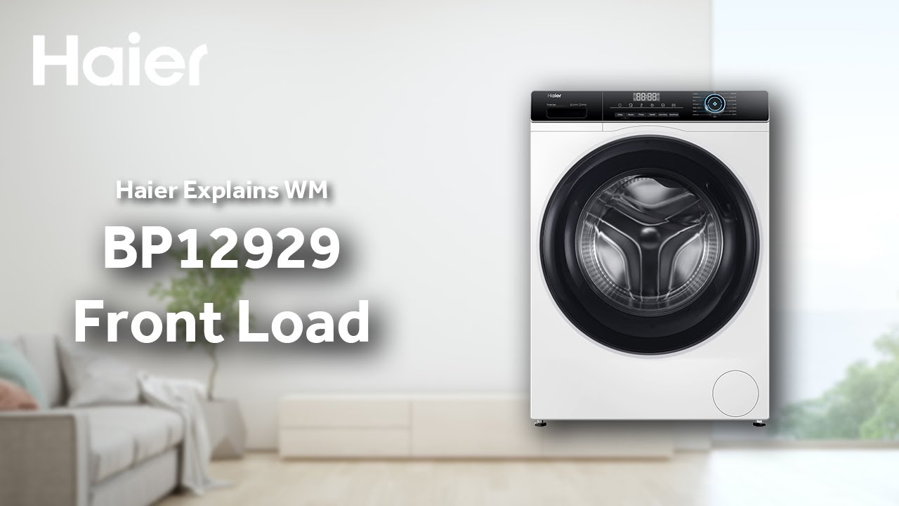 Haier Front Load Washing Machine Super Inverter Antibacterial BP12929 ...