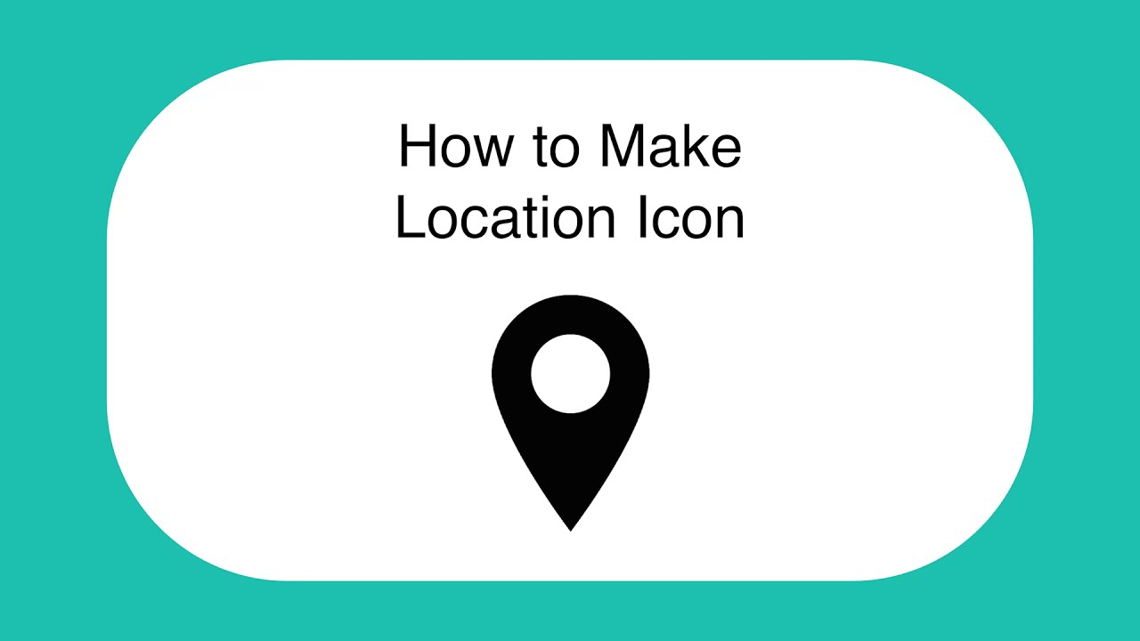How to Make Location Icon | Illustrator Tutorial | #shorts - YouTube