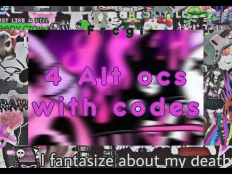 ʚ🌺・4 Alt gacha club ocs !! - YouTube