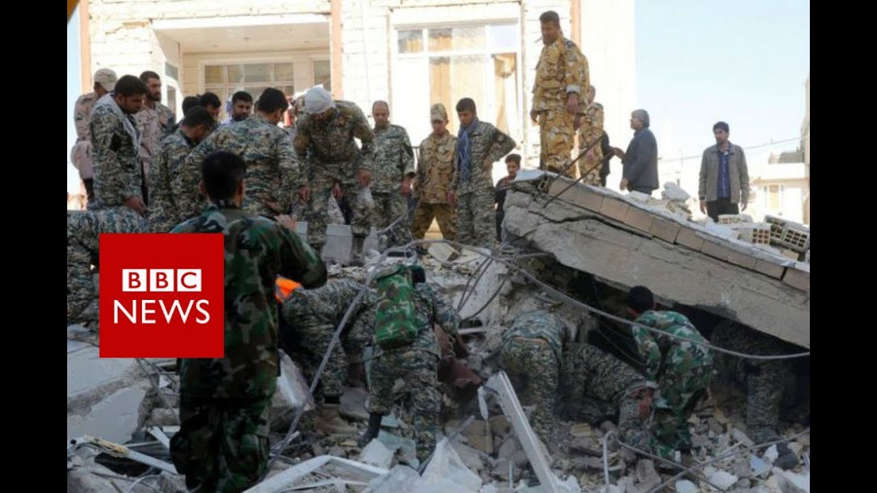 Iran-Iraq border earthquake is deadliest of 2017 - BBC News - YouTube