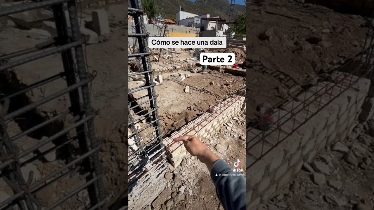 Cómo se hace una dala #comosehace #construction #construccion # ...