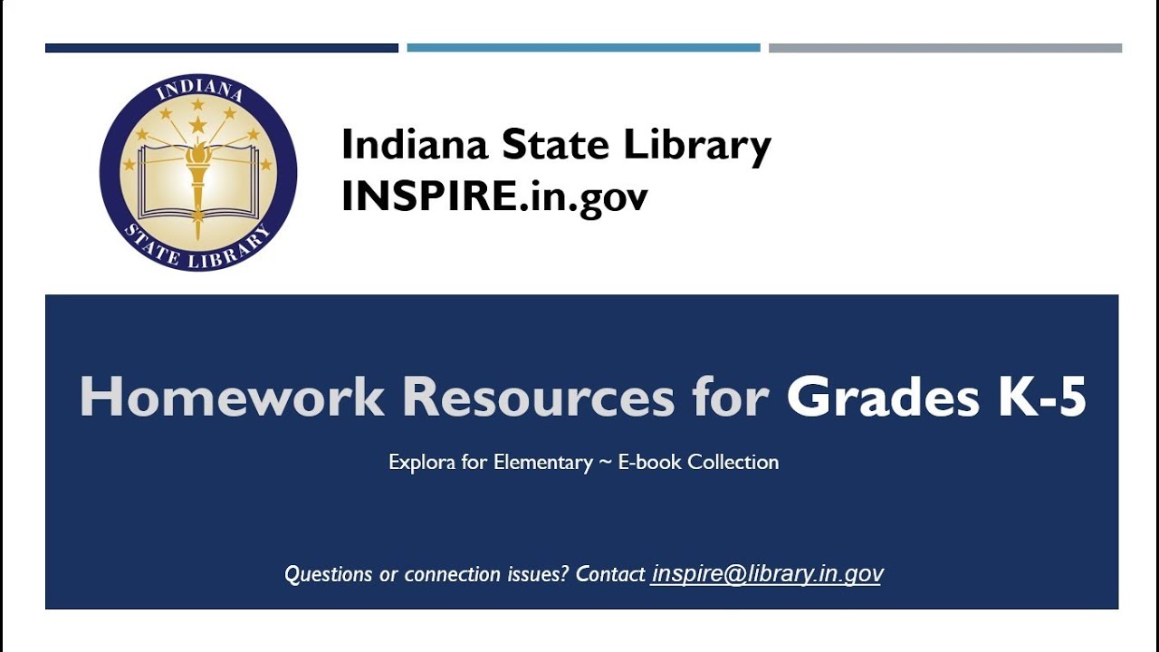 INSPIRE Homework Resources for Grades K-5 Tutorial - YouTube