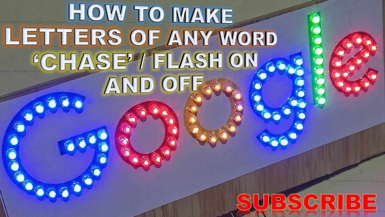 How To Make Letters Of Any Word Chase Flash ON And OFF YouTube how-to-make-letters-of-any-word-chase-flash-on-and-off-youtube