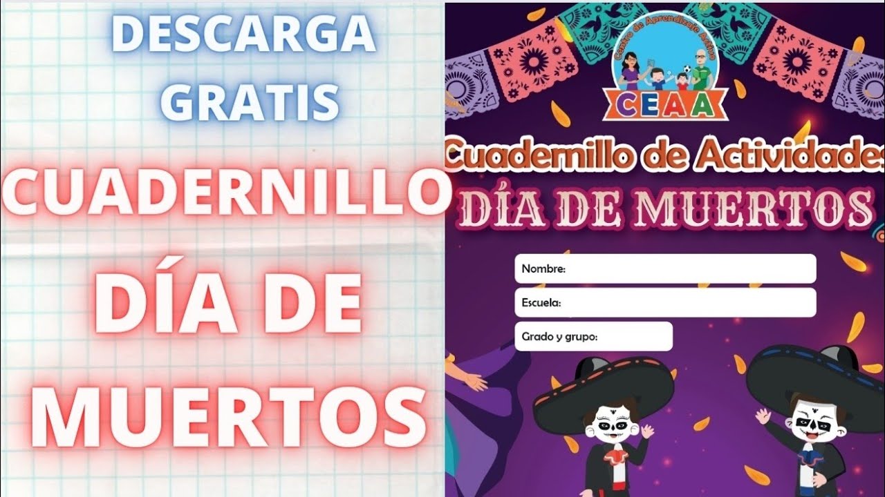 CEAA Descarga CUADERNILLO Día de Muertos - YouTube