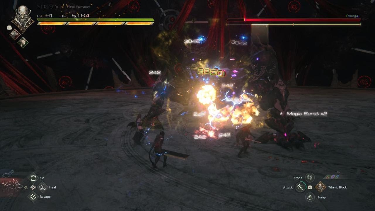 FINAL FANTASY XVI - Vs Omega Weapon FF difficulty No Damage, No ...