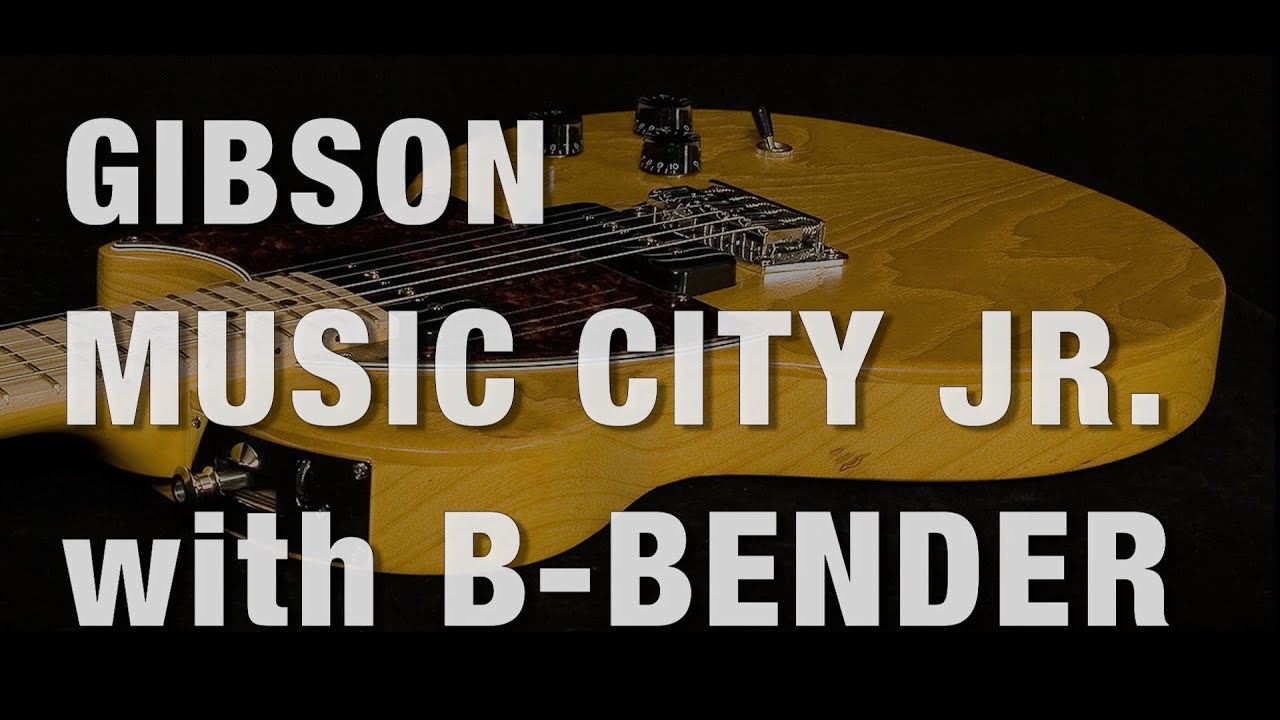 Gibson Music City Jr.with B-Bender • Wildwood Guitars Overview - YouTube
