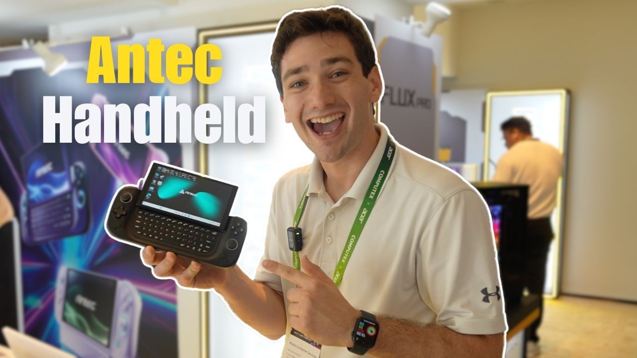 Antec Made A Handheld! Antec Core HS, Flux, C8 Curve & More - YouTube