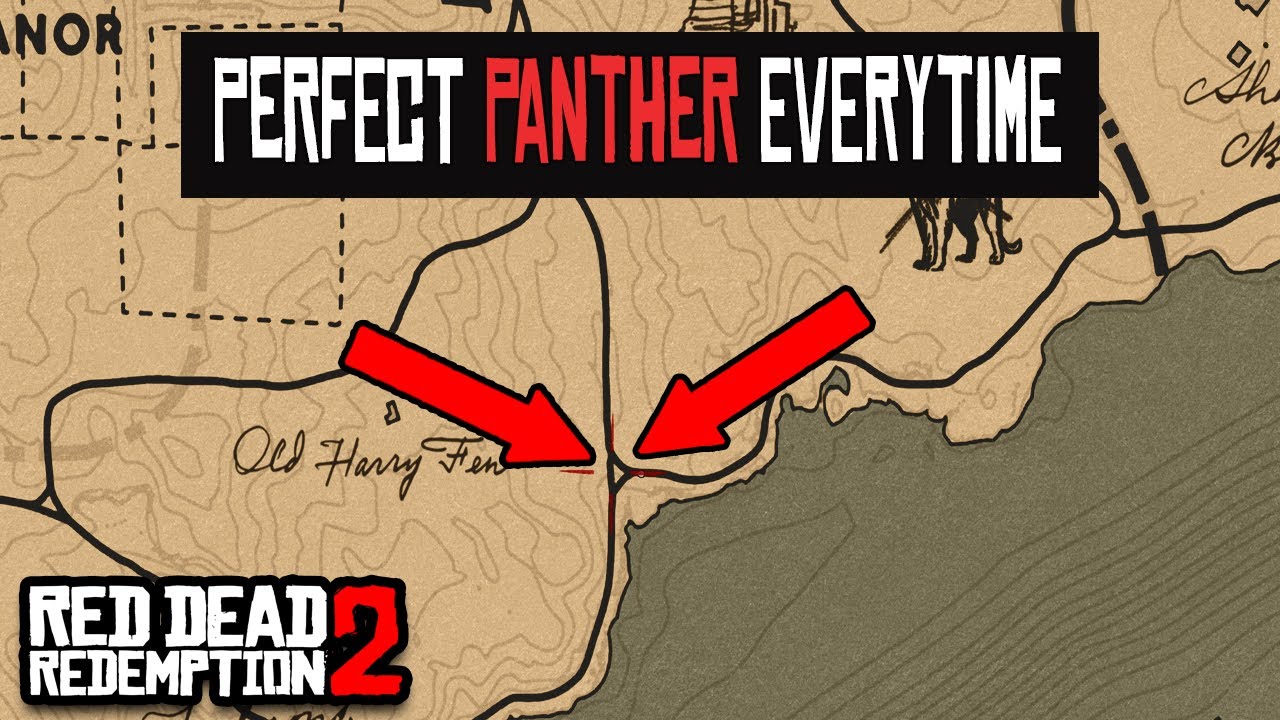 Best Way To Hunt For Perfect Panther - RDR2 - YouTube