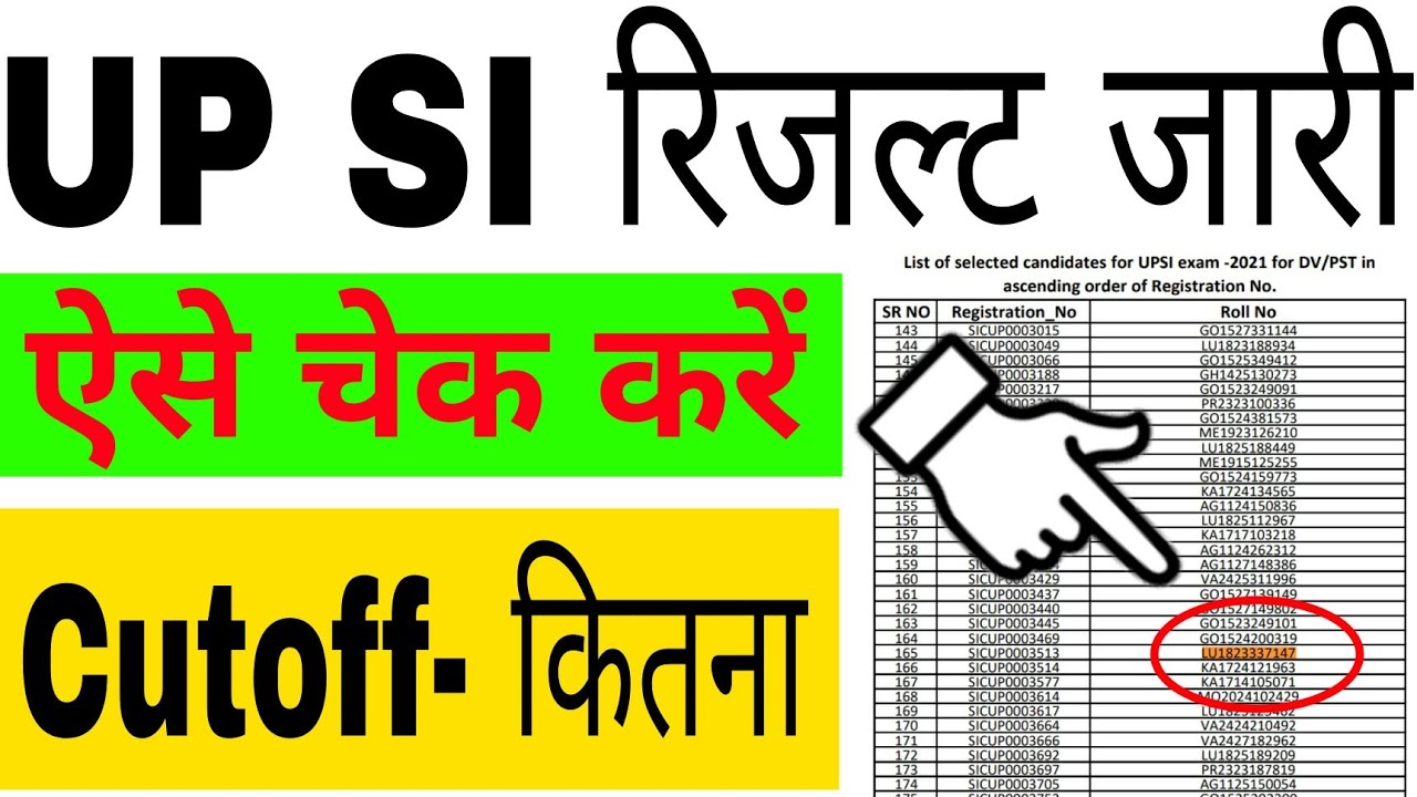 up si result kaise dekhe 2022 | up si result 2022 | up si result 2022 ...