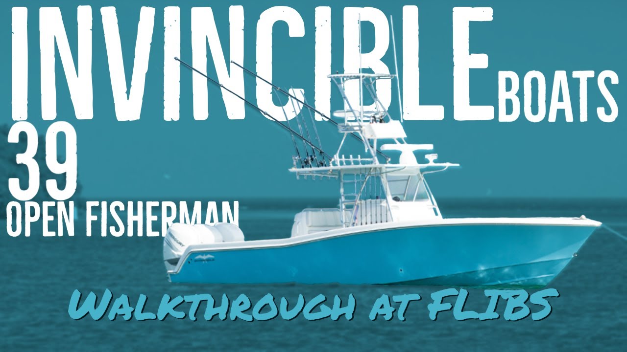 Invincible 39' Open Fisherman - Walkthrough - YouTube