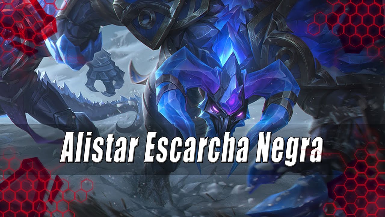 Nuevo Skin - Alistar Escarcha Negra 1350RP Parche 10.5 - YouTube