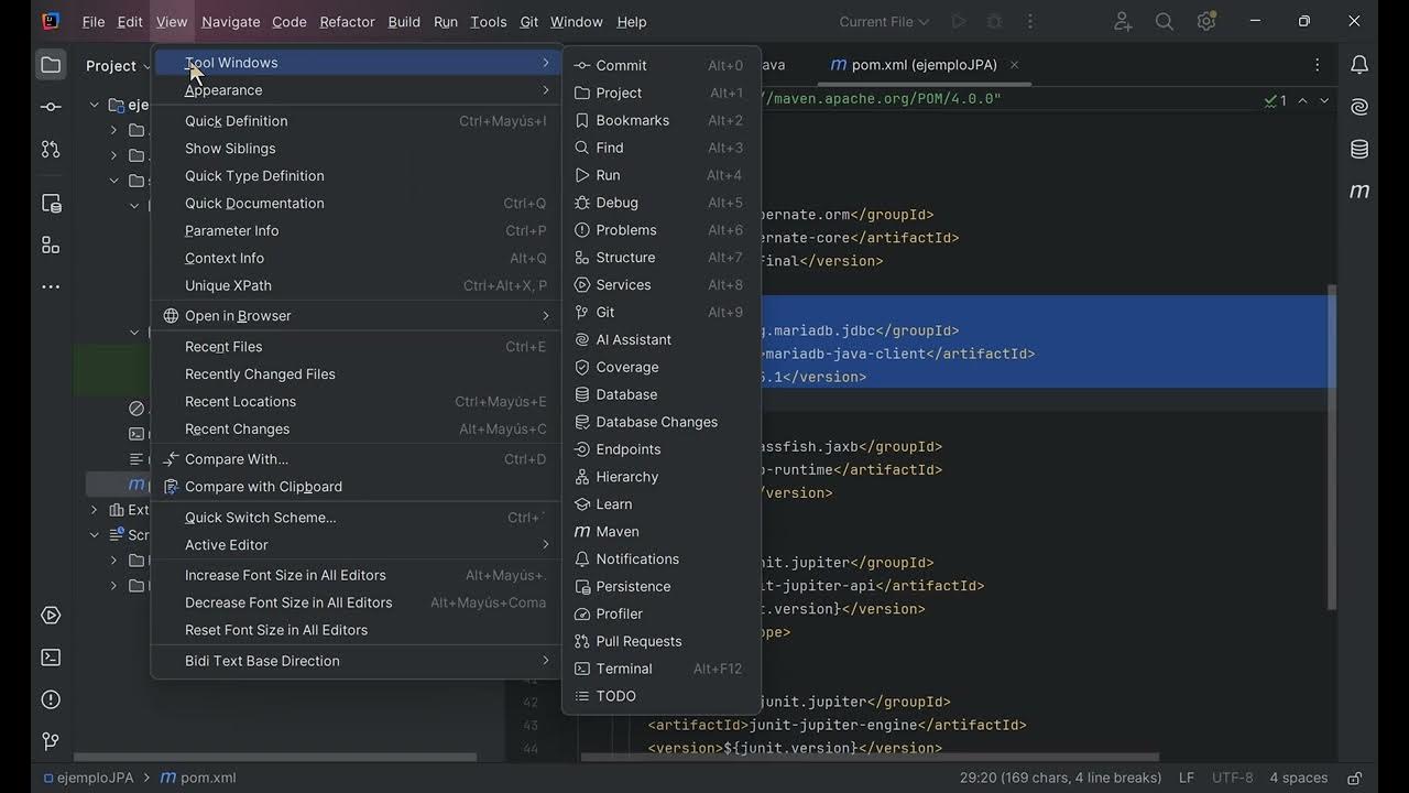 Como crear un proyecto de Hibernate en IntelliJ a partir de una base de datos - YouTube