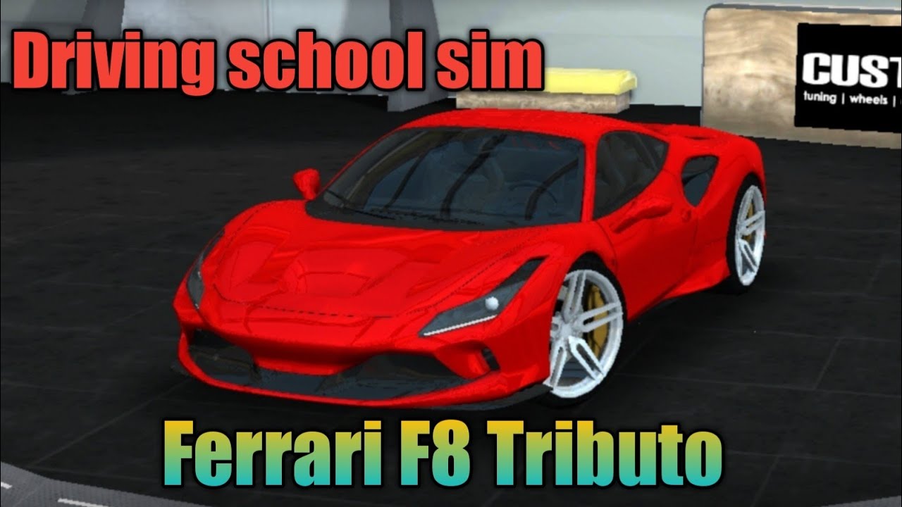 Driving School Sim Ferrari F8 Tributo - YouTube
