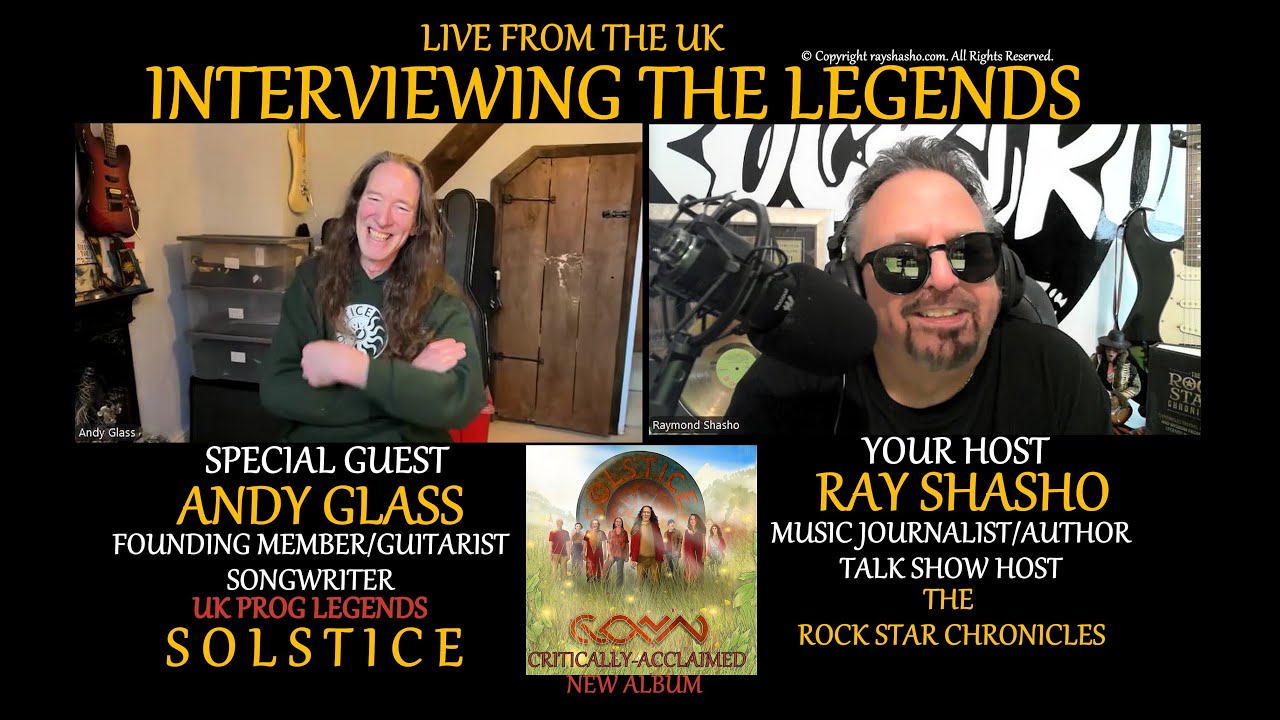 Andy Glass The Mastermind Behind Prog Group 'Solstice' - YouTube
