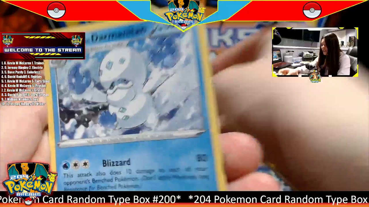 *204 Pokemon Card Random Type Box #200* [January 6, 2021] - YouTube