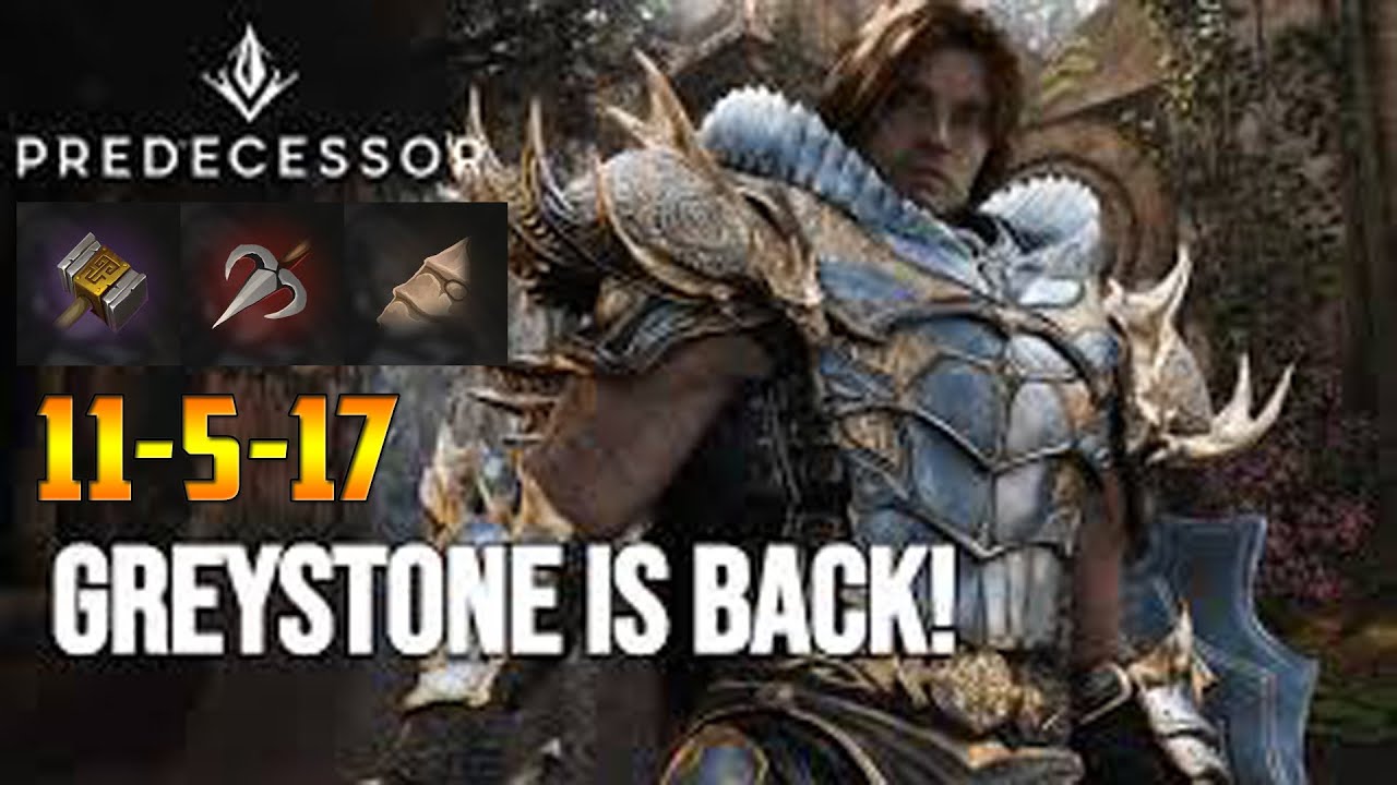 GREYSTONE IS BACK! - PREDECESSOR GAMEPLAY - YouTube